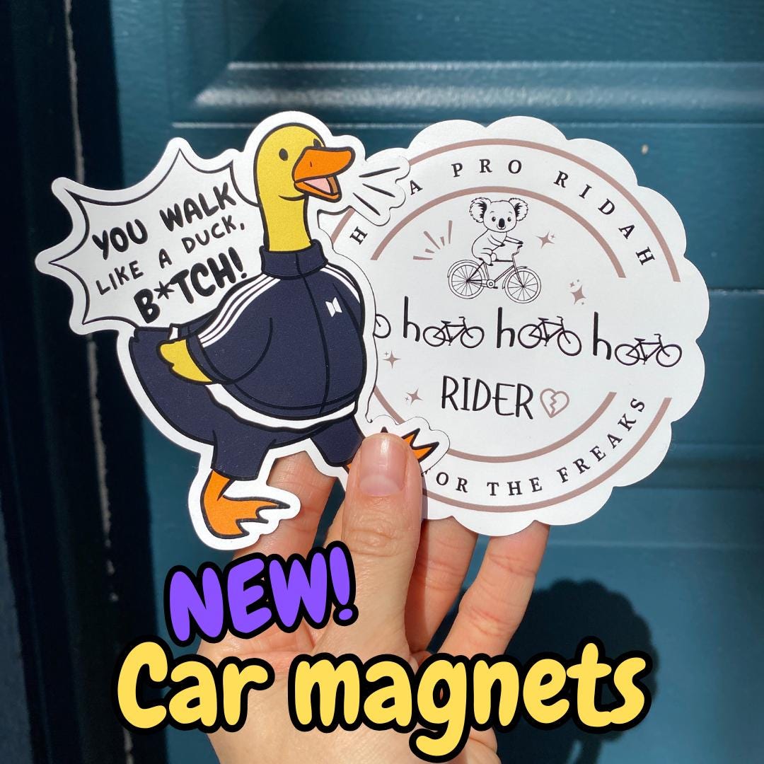 RM Rpwp Car Magnet, You Walk Like a Duck B*tch Magnet, Namjoon Fridge ...