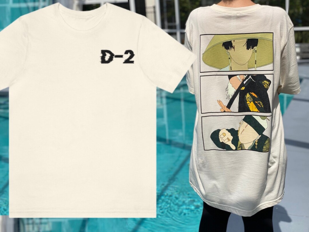Daechwita Tee: D-2 Front & Back Print T-shirt, K-pop Tee - Etsy