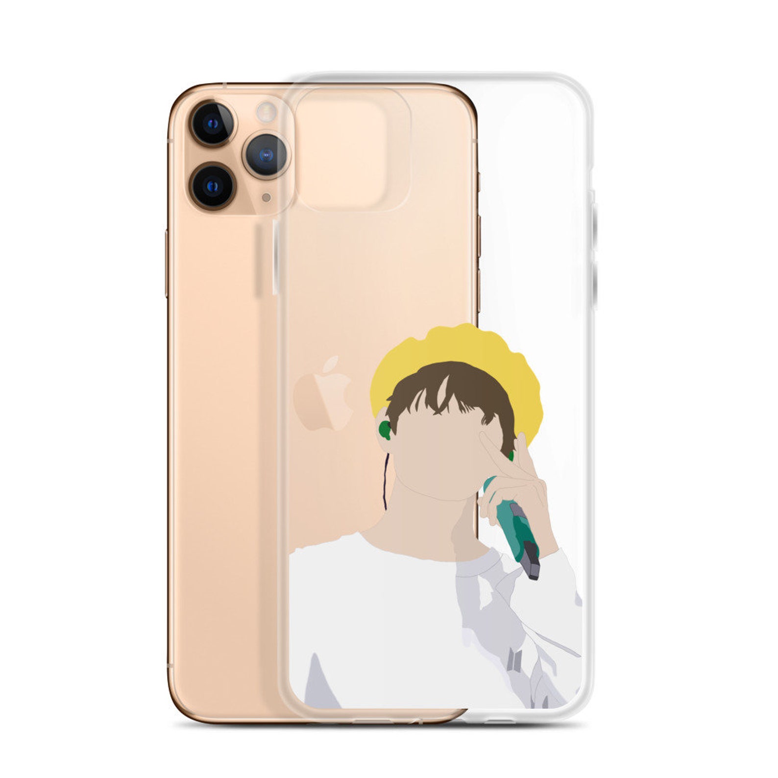 V iPhone Case Taehyung phone case Tae V sign Winter bear 4 | Etsy