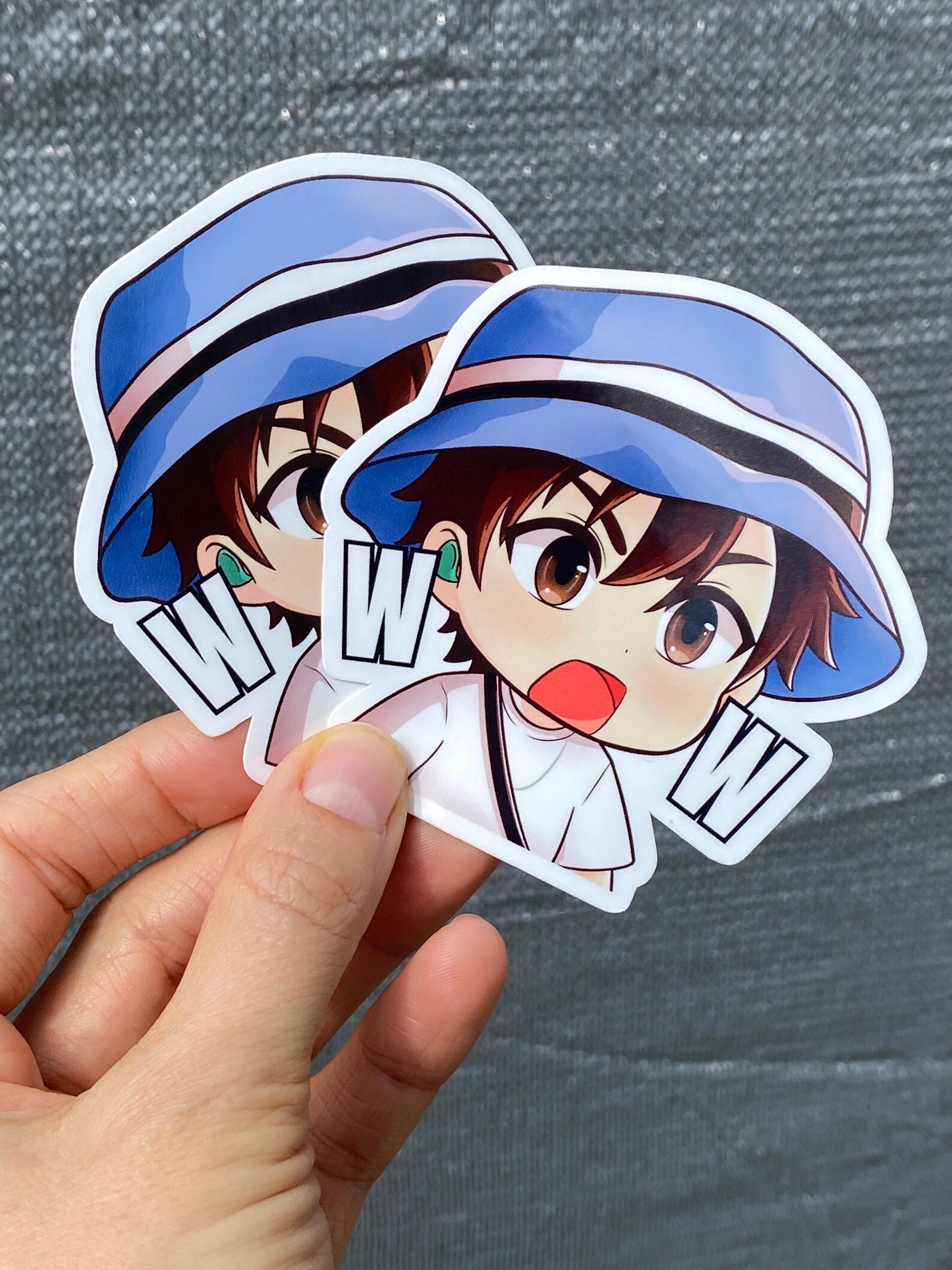 Hobi WOW Meme Sticker: Hope World Holographic Vinyl Stickers - Etsy