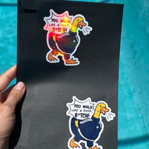 RM Rpwp Sticker, You Walk Like a Duck Btch, Groin Vinyl Stickers ...