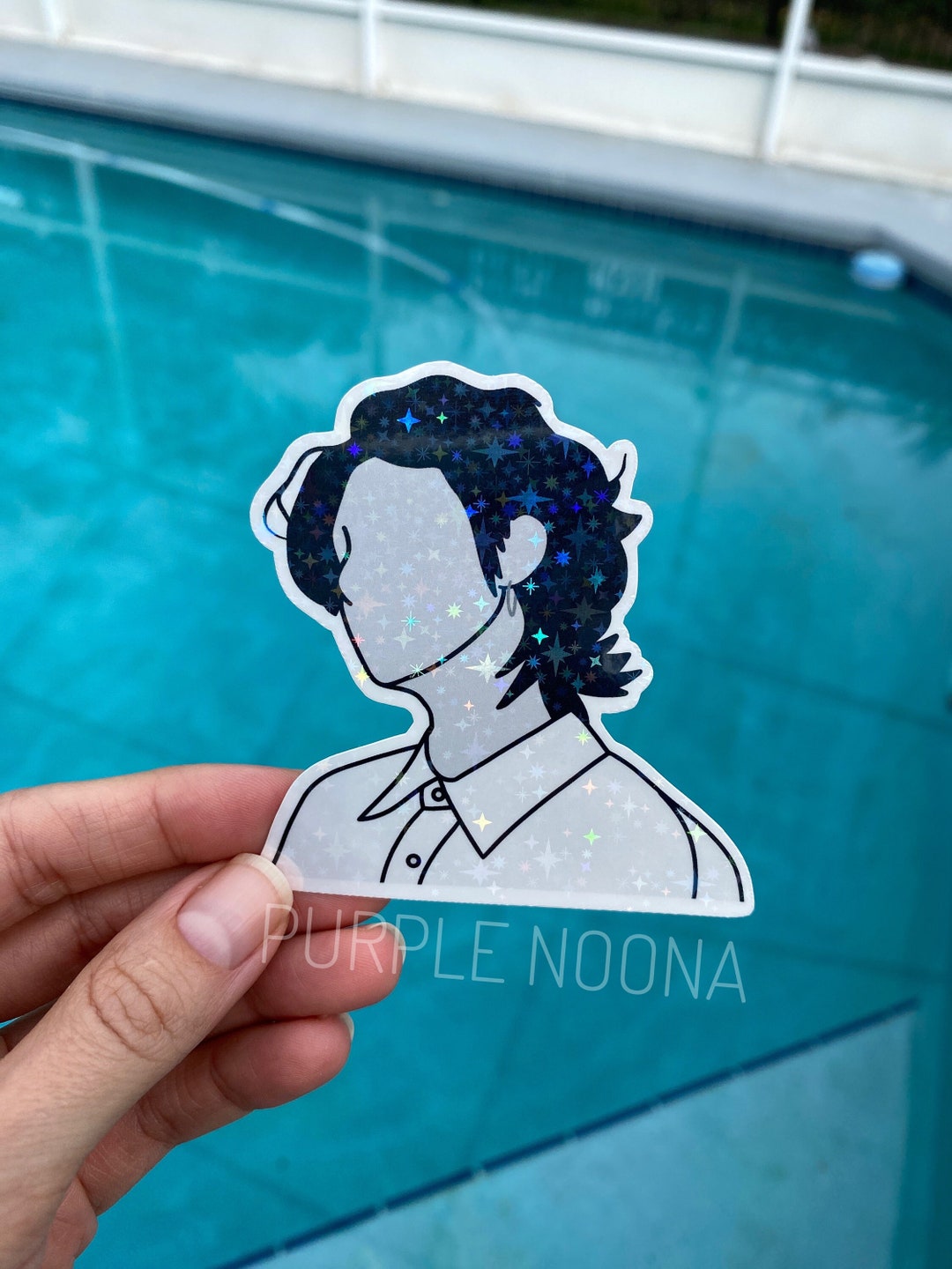 Yoongi Iconic Look Sparkling Sticker, Agust D Shimmering Stickers, Suga ...
