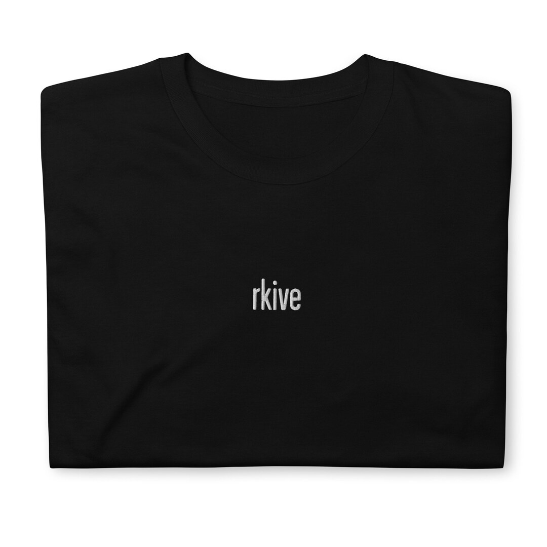 Embroidered Rkive Tee, Namjoon Unisex T-shirt, Kpop Rm T Shirt - Etsy
