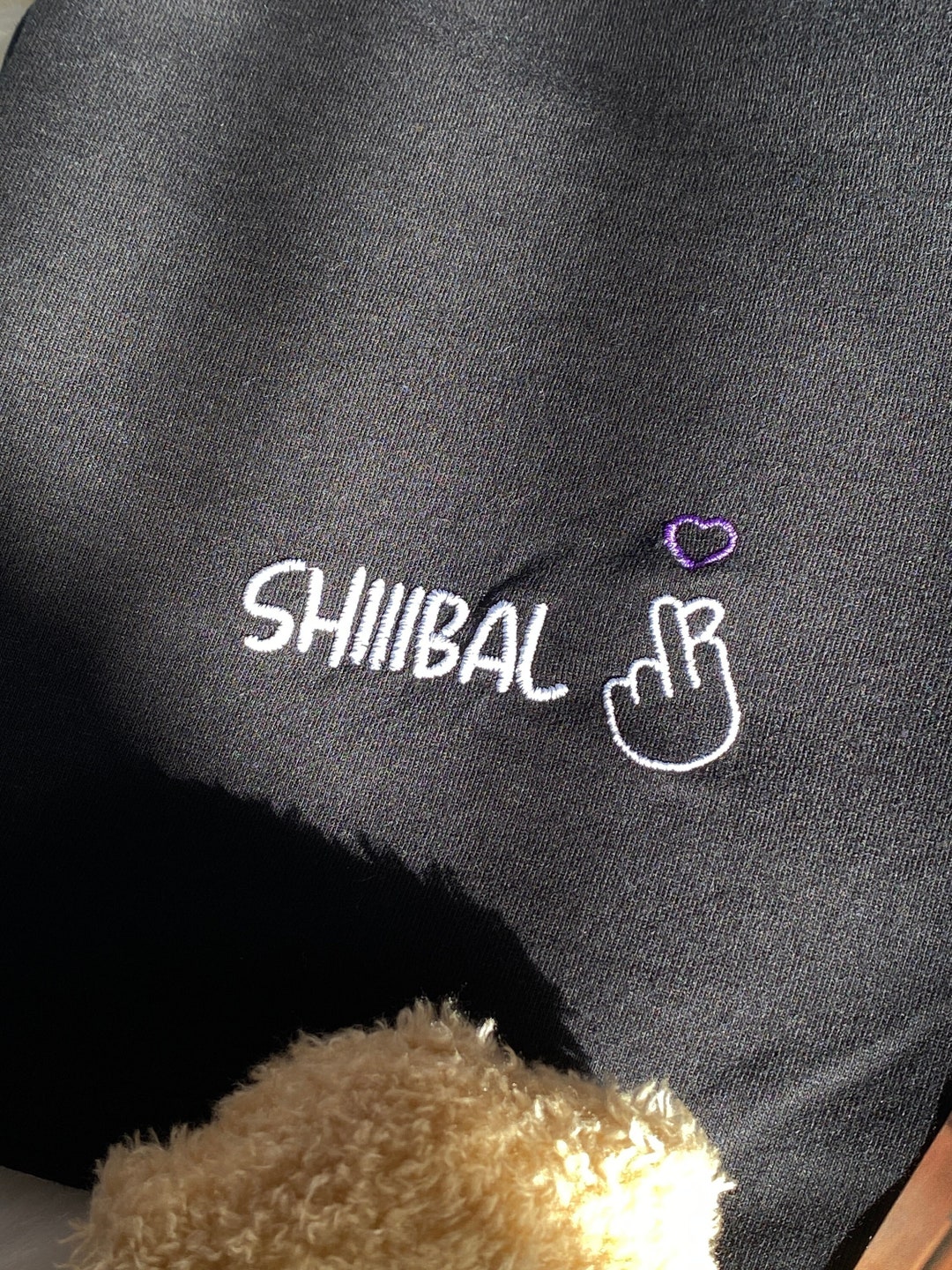 Shibal Embroidered Sweatshirt, Kdrama Crewneck, Yoongi, MIDDLE Flnger ...