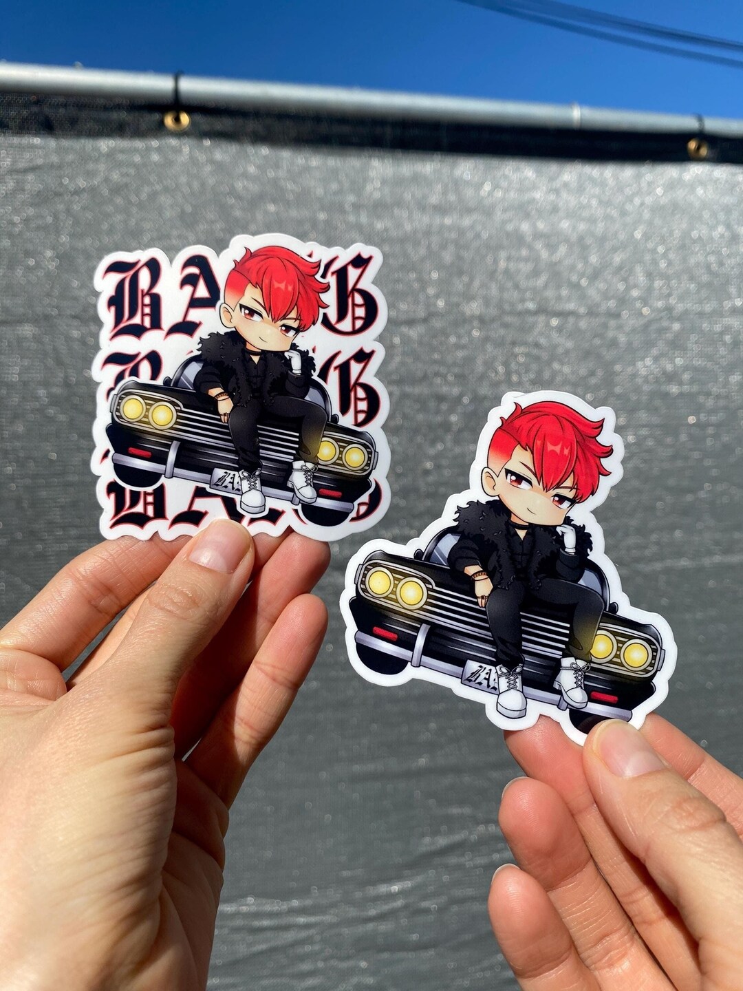 GD Bangbangbang Sticker: Kpop G. Drag0n Holographic Stickers, B.I.G B.A ...