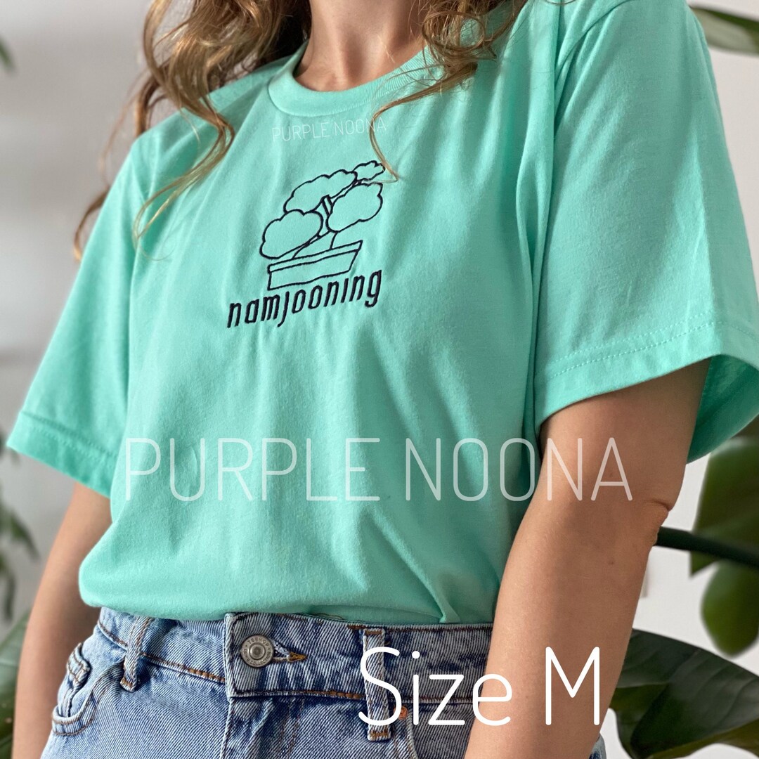 Embroidered Namjooning T-shirt: Kpop Joonie Core Tee - Etsy