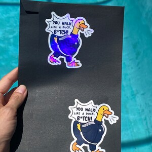 RM Rpwp Sticker, You Walk Like a Duck Btch, Groin Vinyl Stickers ...