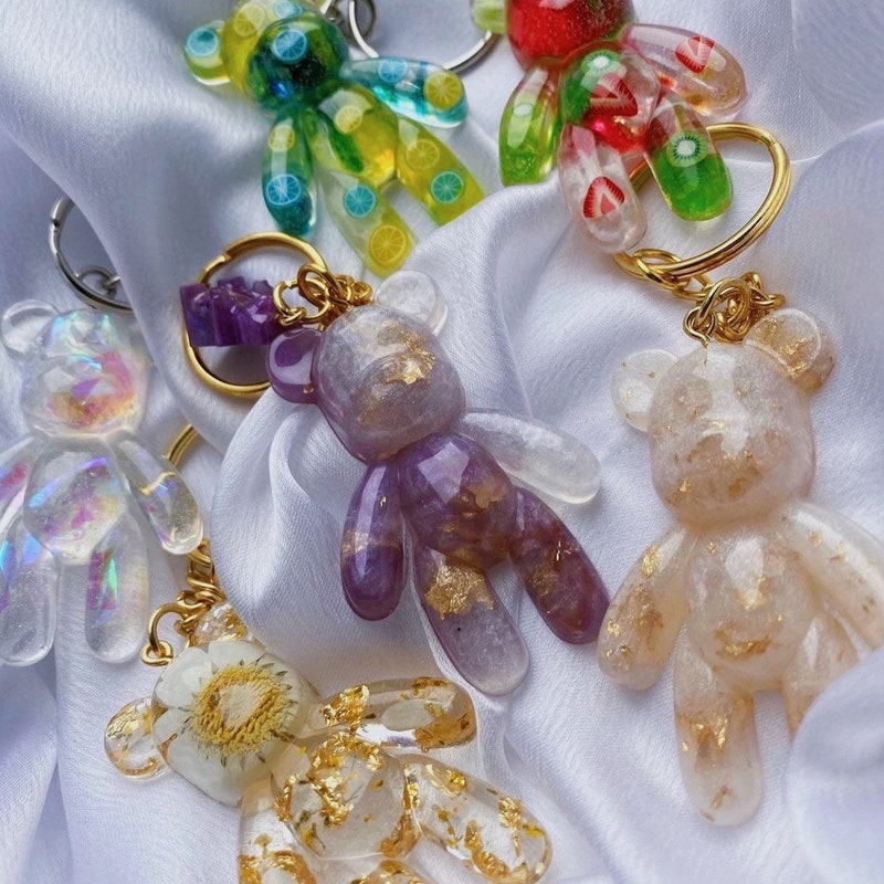 Teddy Bear Key Chain Ron Jon Lavender Teddy Bear Keyring | Ron Jon Surf ...