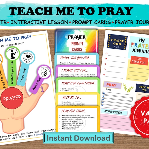 Prayer Cards Printable - Etsy