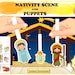 Printable Nativity Scene Puppets, Christmas Story With Puppets ...
