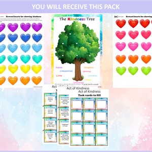 Kindness Activity Printable, Behavior Management, Reward Chart, Acts of ...