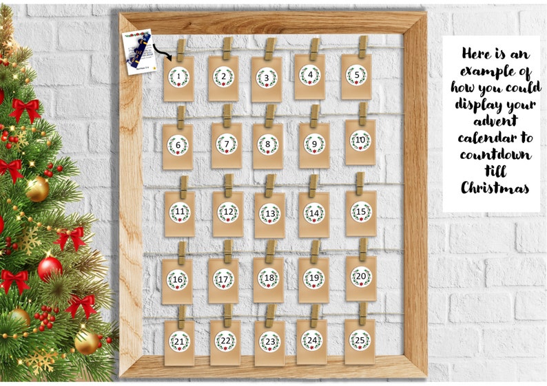 Printable Nativity Advent Calendar Countdown to Christmas - Etsy