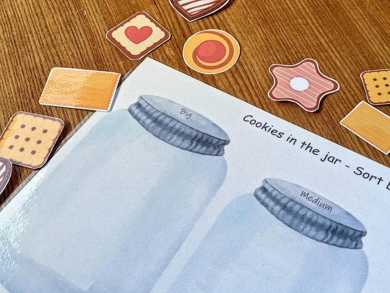 Sort by Size Worksheet, Size Sorting Game, Educational Preschool ...