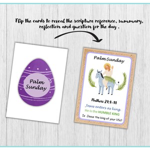 Printable Easter Holy Week Calendar, Easter Countdown, Christian Easter ...