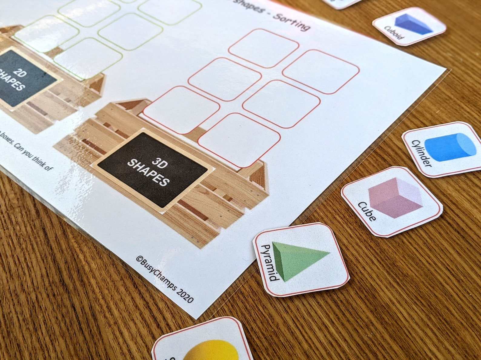 Shapes Activity-2d and 3D Shapes,busy Book and Busy Binder Pages ...