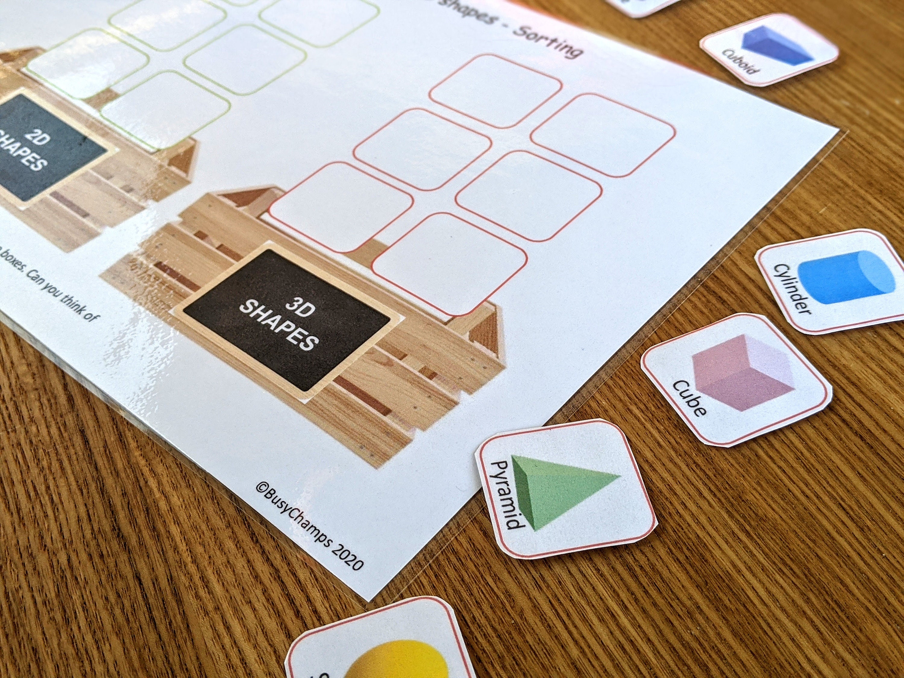 Shapes Activity-2d and 3D Shapes,busy Book and Busy Binder Pages ...