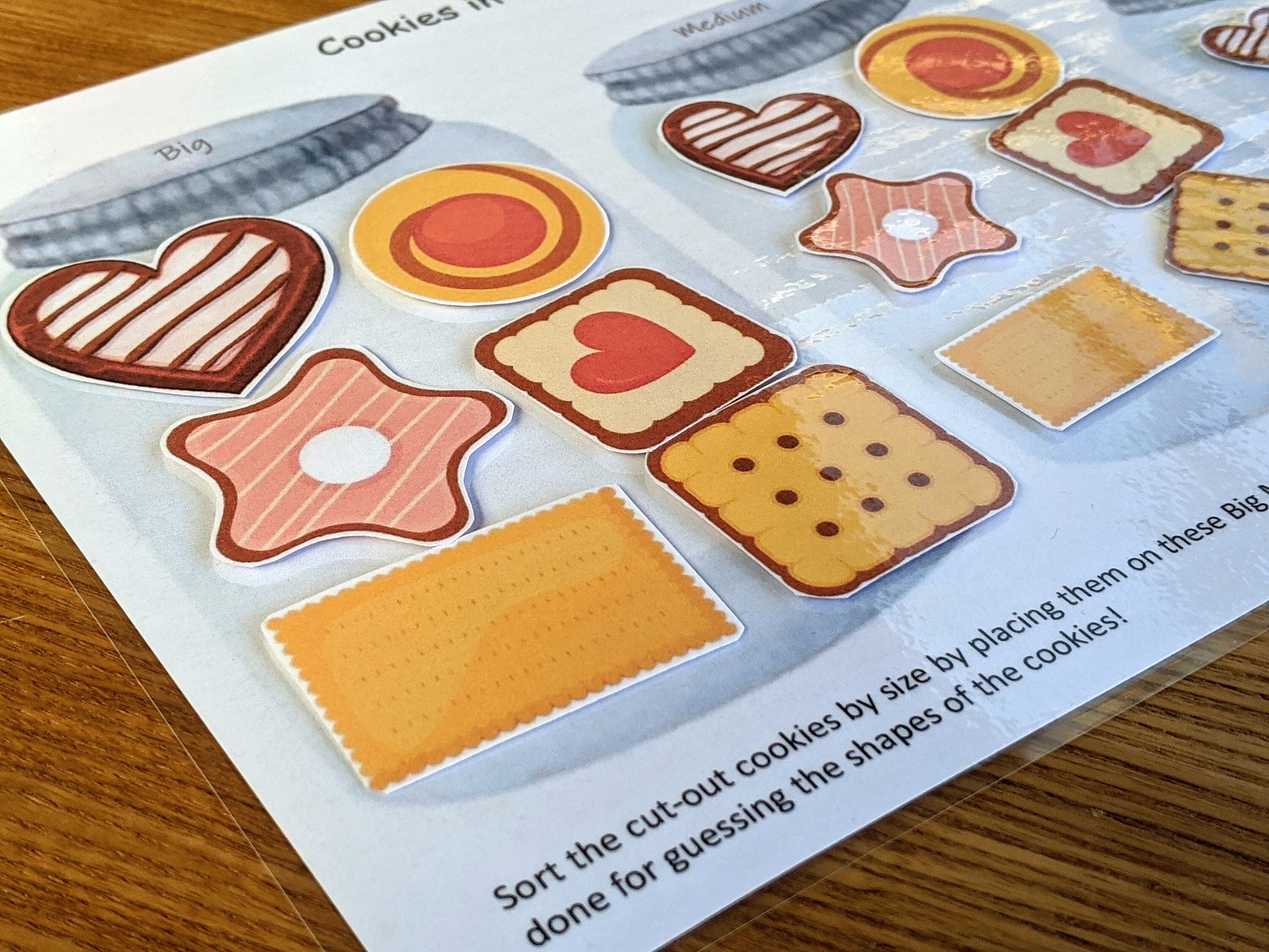 Sort by Size Worksheet, Size Sorting Game, Educational Preschool ...