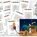 Printable Nativity Advent Calendar, Countdown to Christmas, Nativity ...