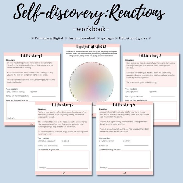 Printable Self Discovery - Etsy