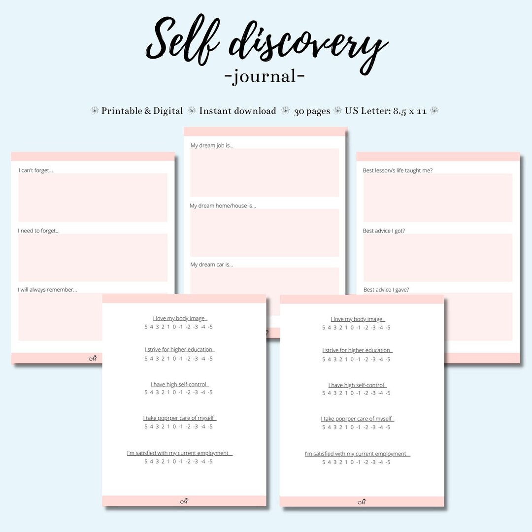 Self-discovery - Journal | Self Discovery Workbook | Self Discovery ...