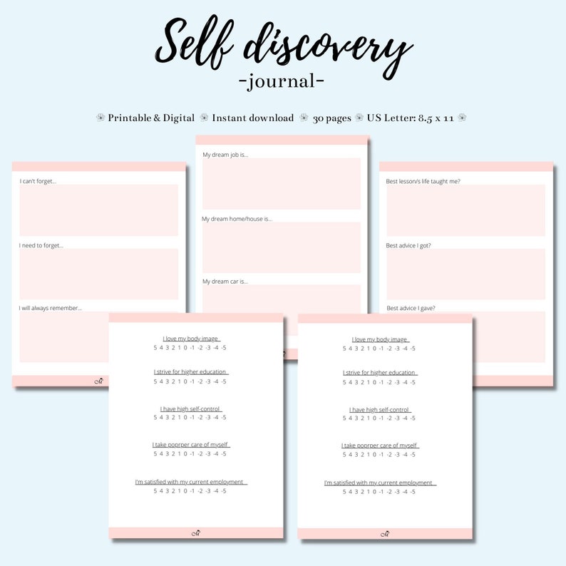 Self-discovery - Journal | Self Discovery Workbook | Self Discovery ...