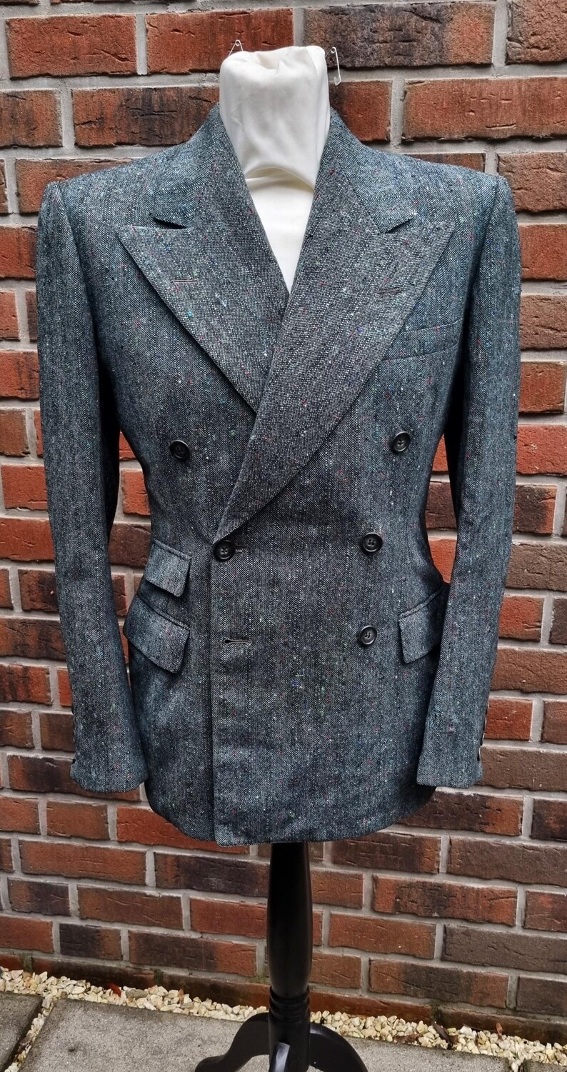 1930s 1940s Double Breasted Suit Tweed - Etsy