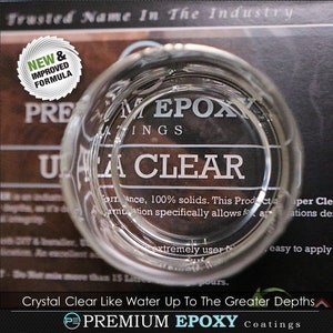 Epoxy Resin Kit Super Clear Glass Like Finish 2:1 Ratio Kit for Artwork ...