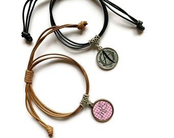 Leather Bracelet and Medal - Etsy