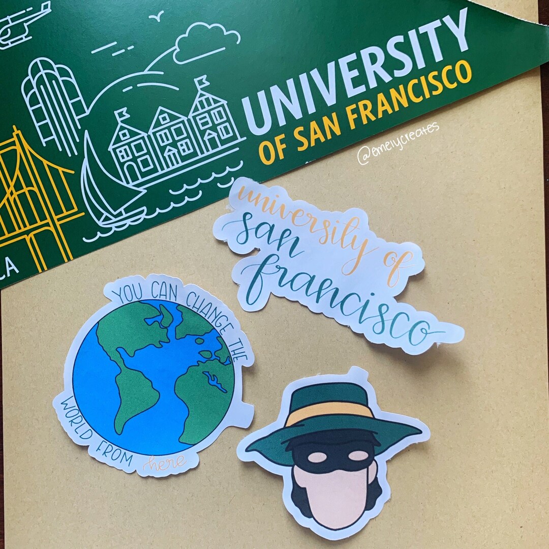 Custom College Sticker Pack: Mascot, Slogan, Name - Waterproof or ...