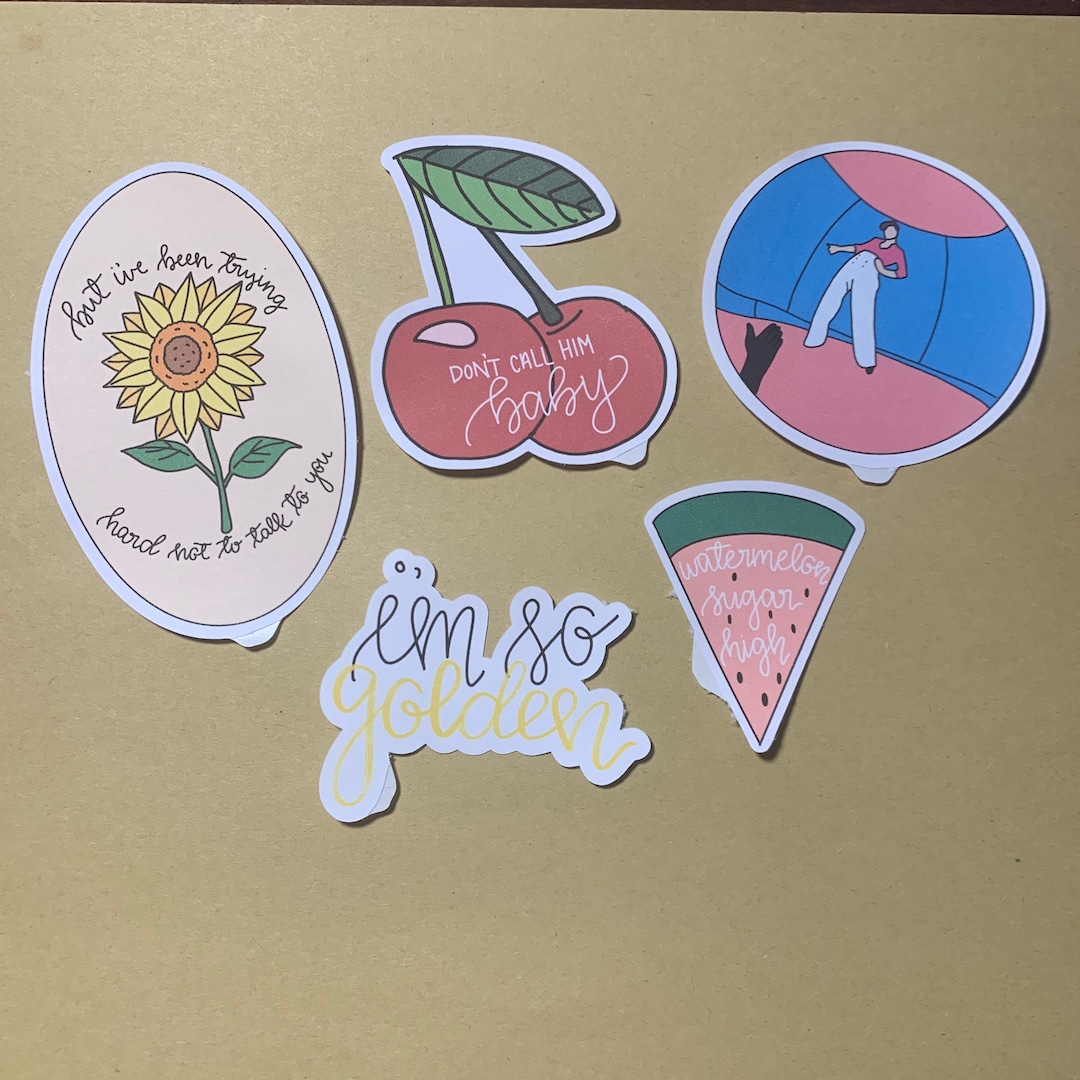 Harry Styles Fine Line Sticker Pack: Waterproof Laptop Stickers - Etsy