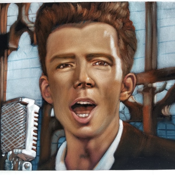 Rick Astley Painting - Etsy Canada