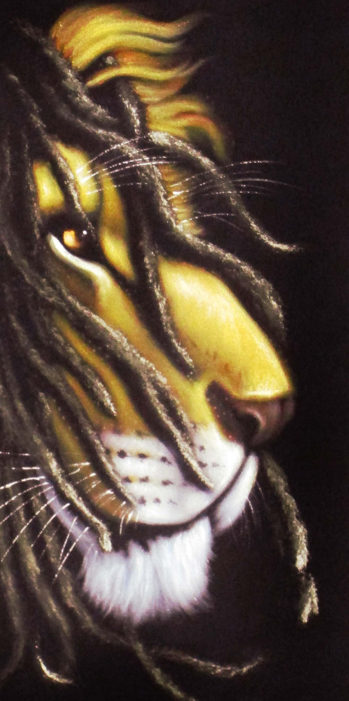 Bob Marley Iron Lion Zion Profile. Original Oil Painting on - Etsy