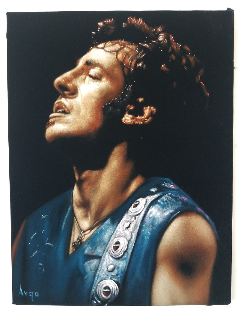 Bruce Springsteen Portrait the Boss E Street Band Original | Etsy