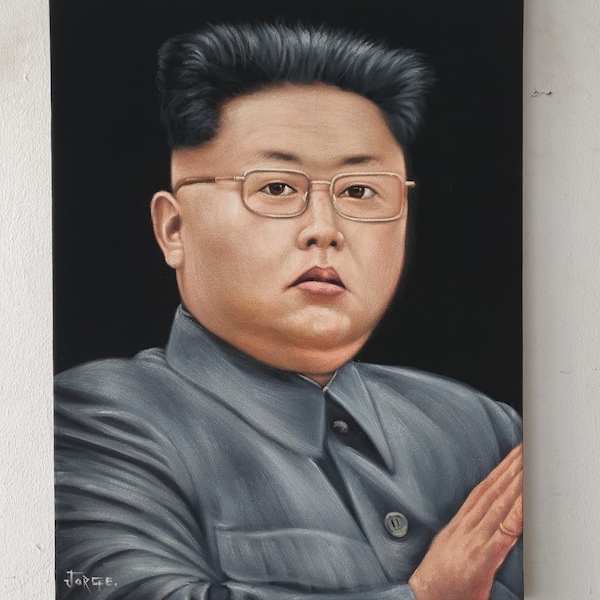 Kim Jong Un Painting - Etsy