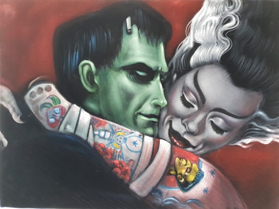 Rockabilly Bride Of Frankenstein
