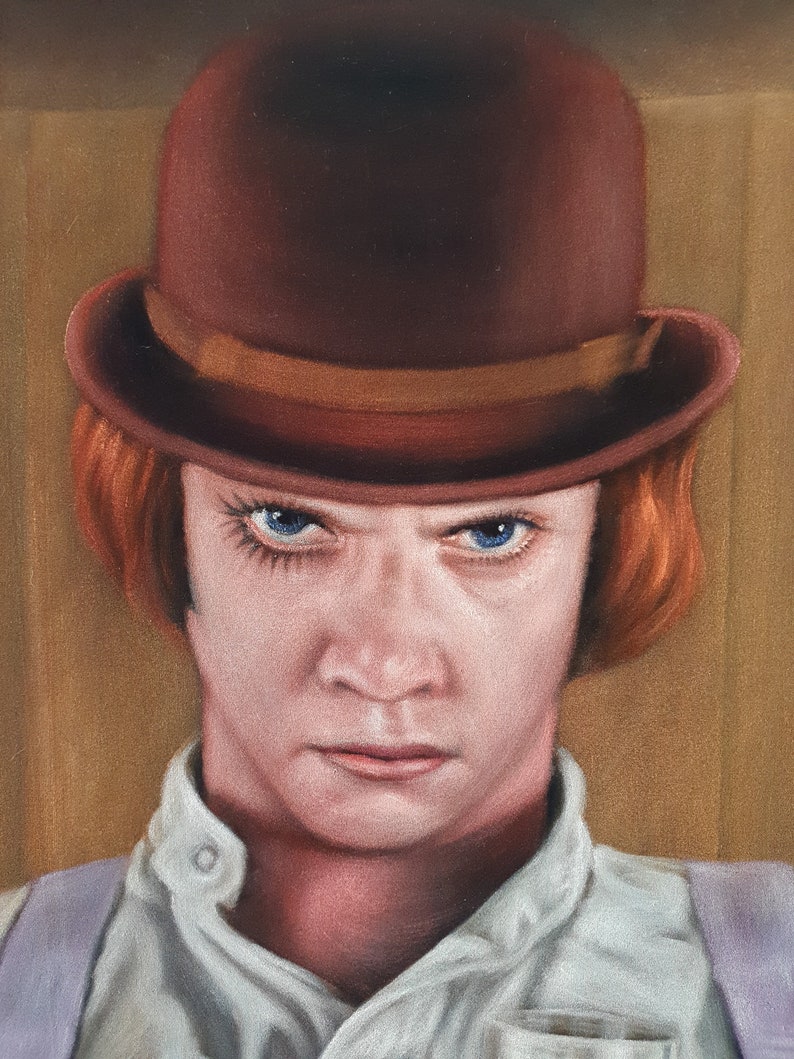 Alex Delarge in Scene From Movie 'A Clockwork Orange' - Etsy
