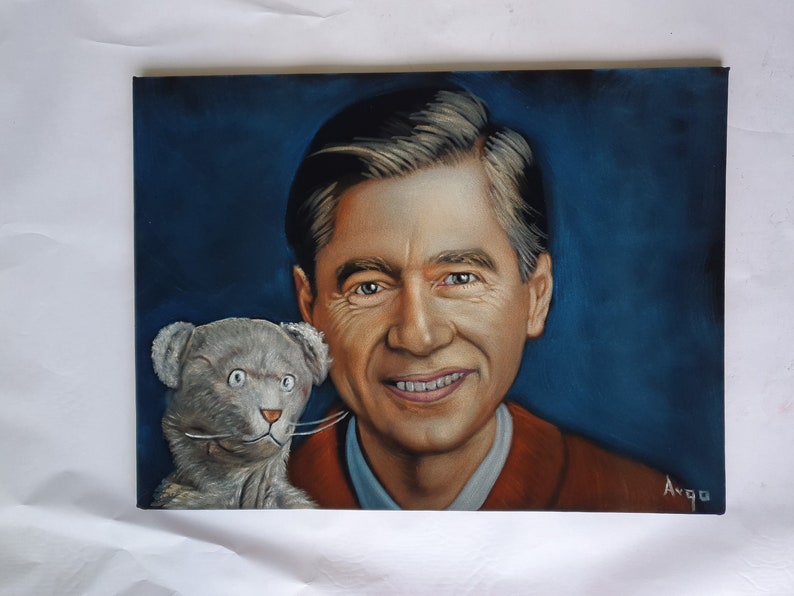Fred Rogers Portrait Mister Rogers' Neighborhood: - Etsy