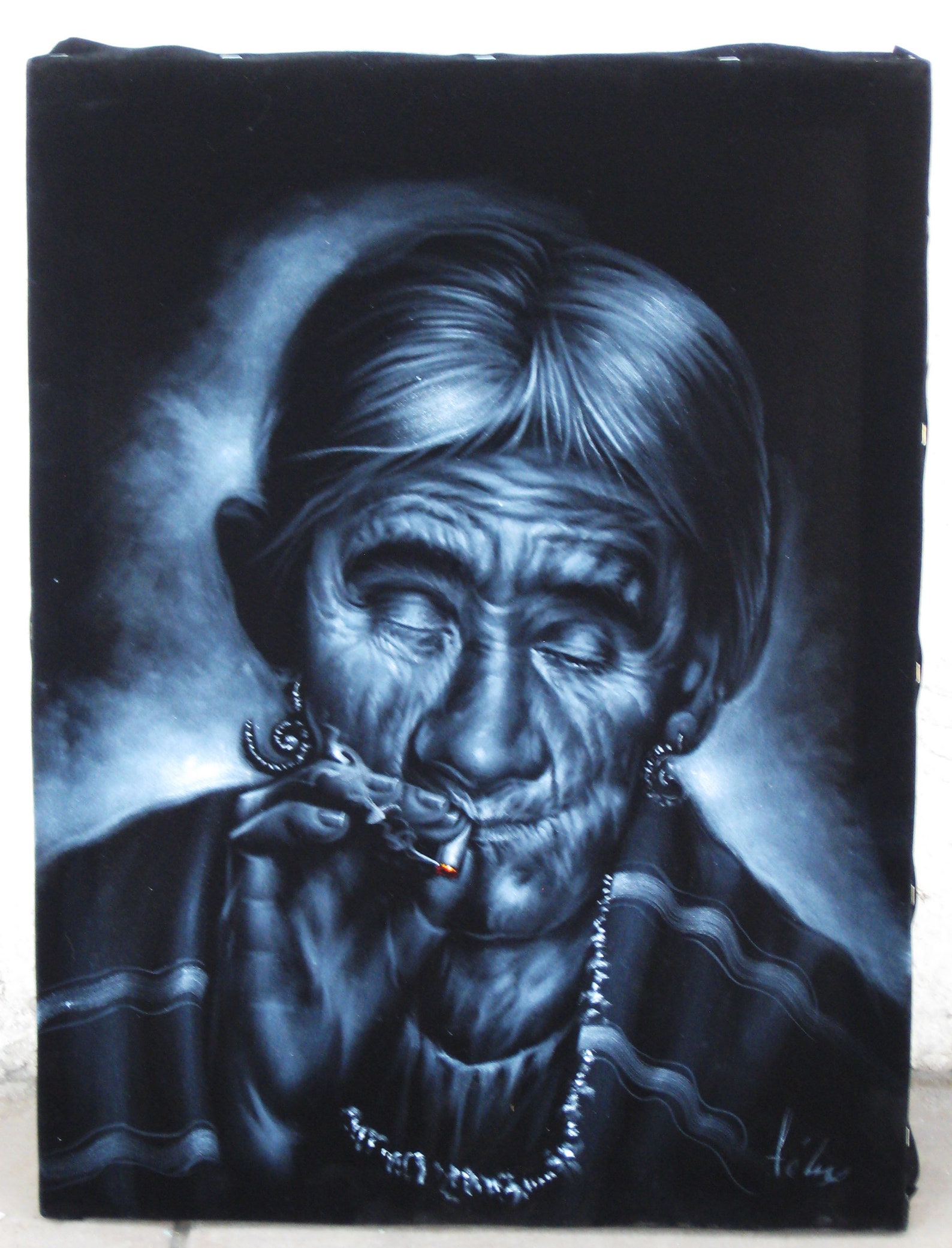María Sabina Mazatec Sabia or Curandera. Original Oil Painting - Etsy