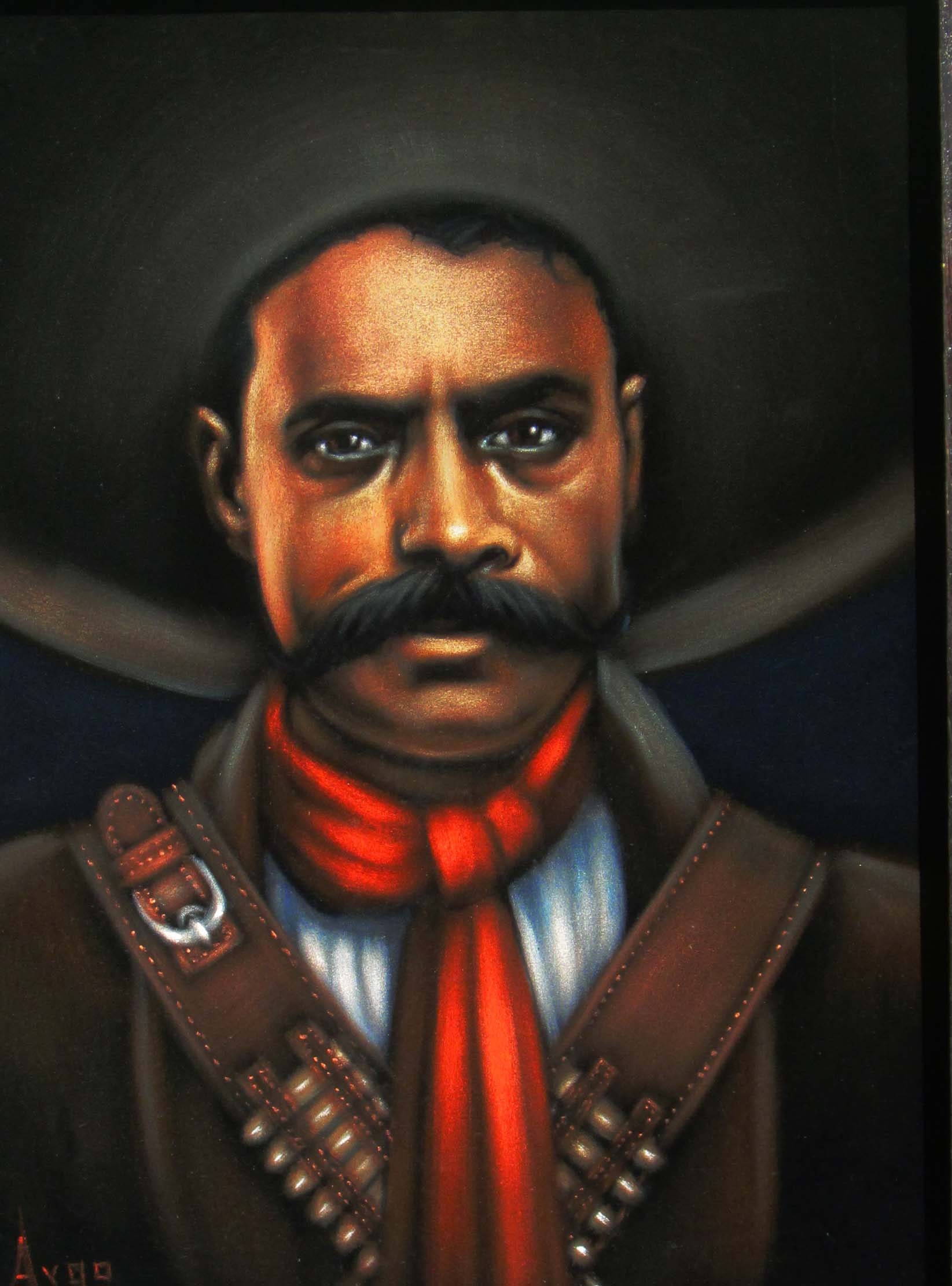 Pancho Villa Portrait Mexican Revolutionary Original Oil - Etsy