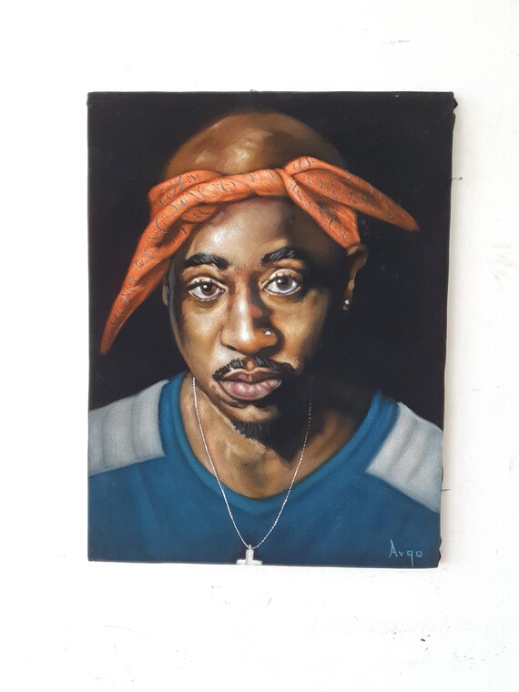 Tupac Oil Painting