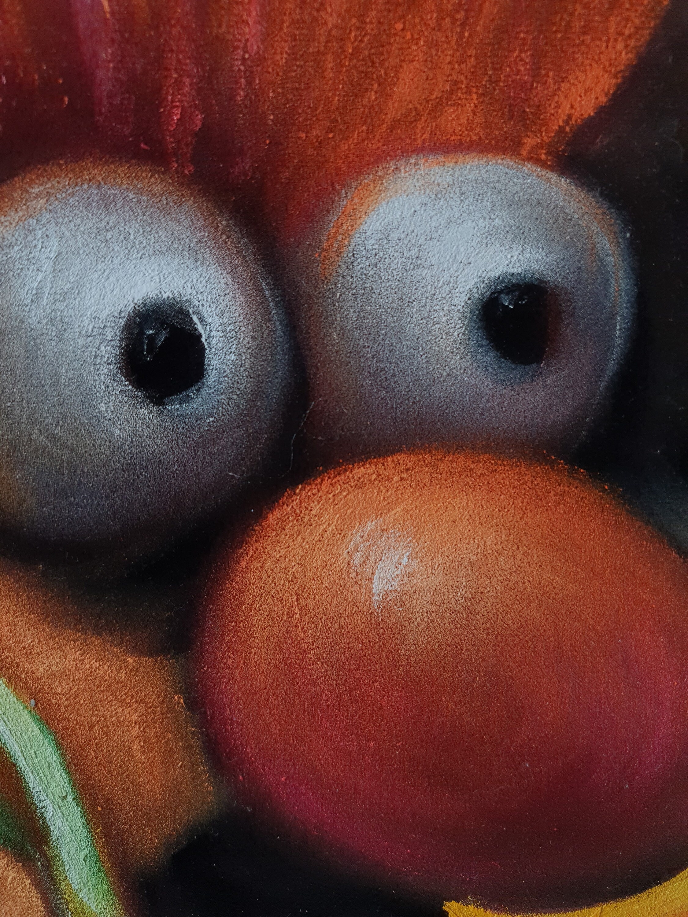 Beaker From the Muppets: Original Oil Painting on Black | Etsy