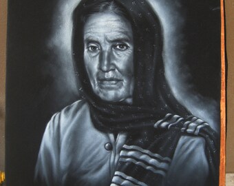 María Sabina Mazatec Sabia or Curandera. Original Oil Painting | Etsy