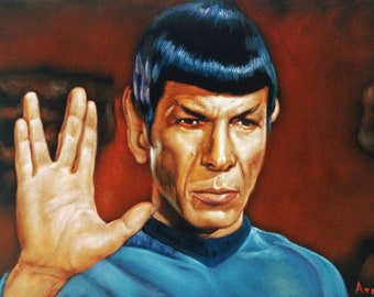 Star Trek Oil Painting - Etsy