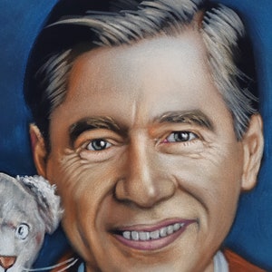 Fred Rogers Portrait Mister Rogers' Neighborhood: - Etsy