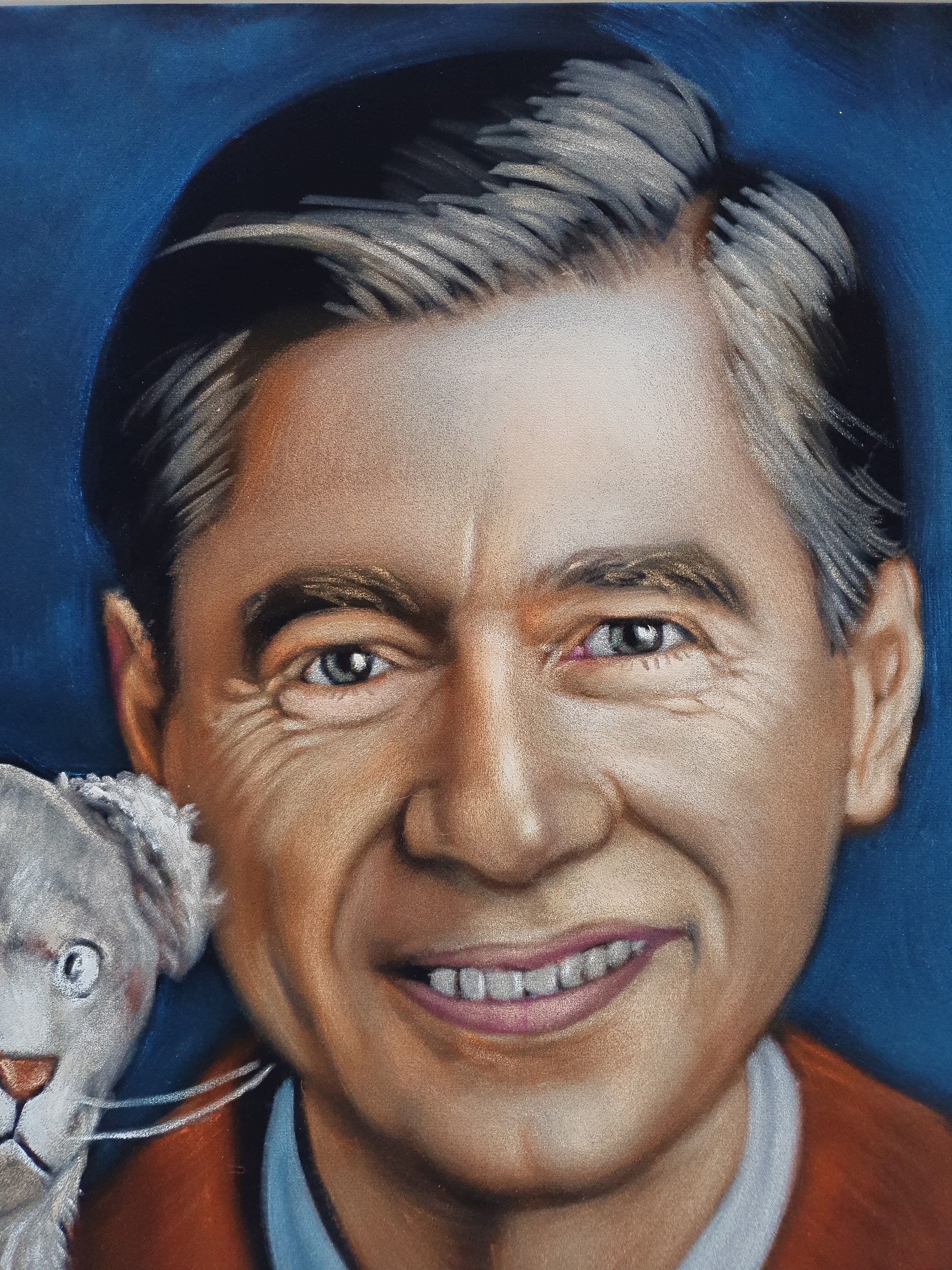 Fred Rogers Portrait Mister Rogers' Neighborhood: - Etsy