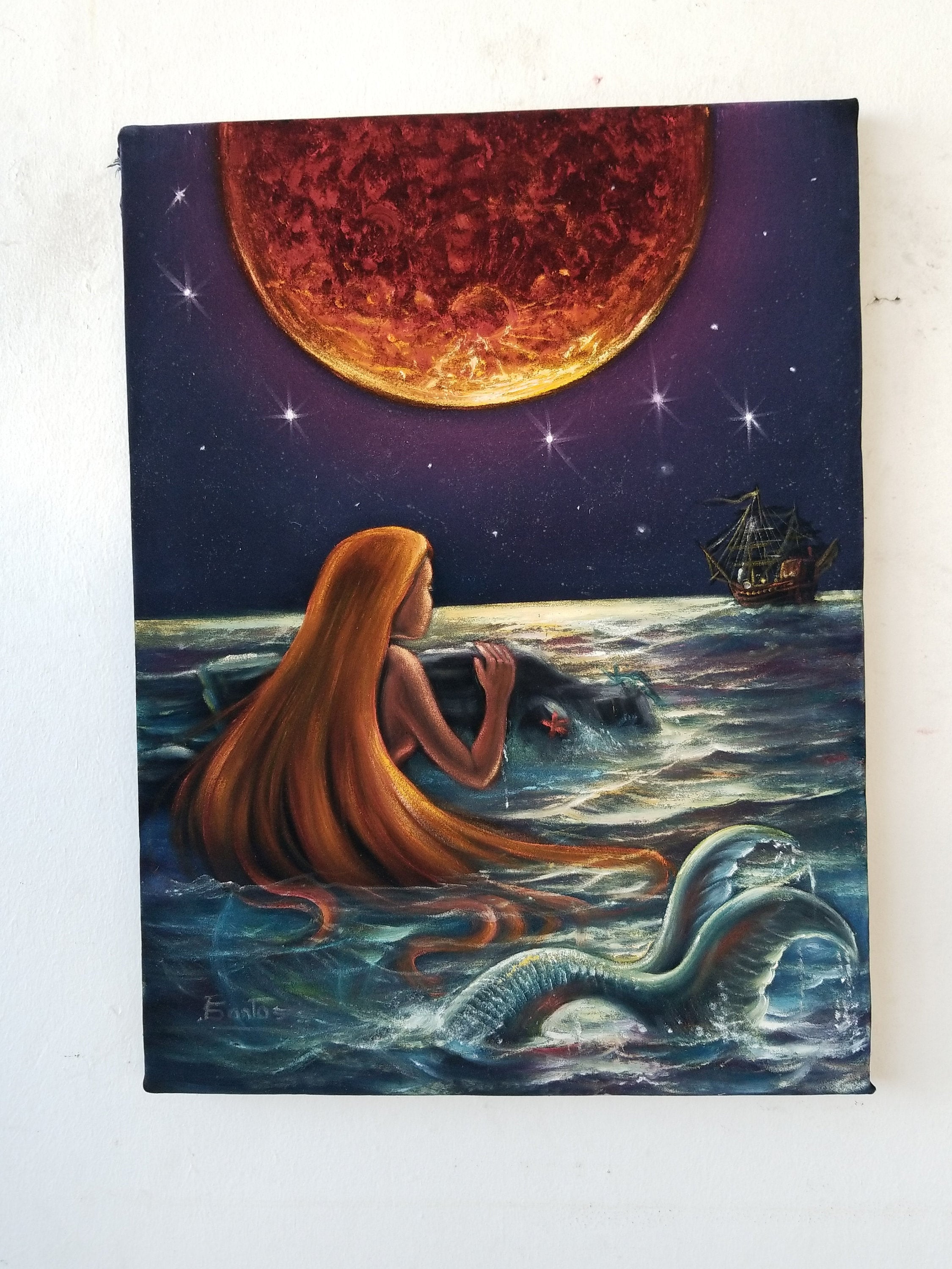 Little Mermaid Oil Painting