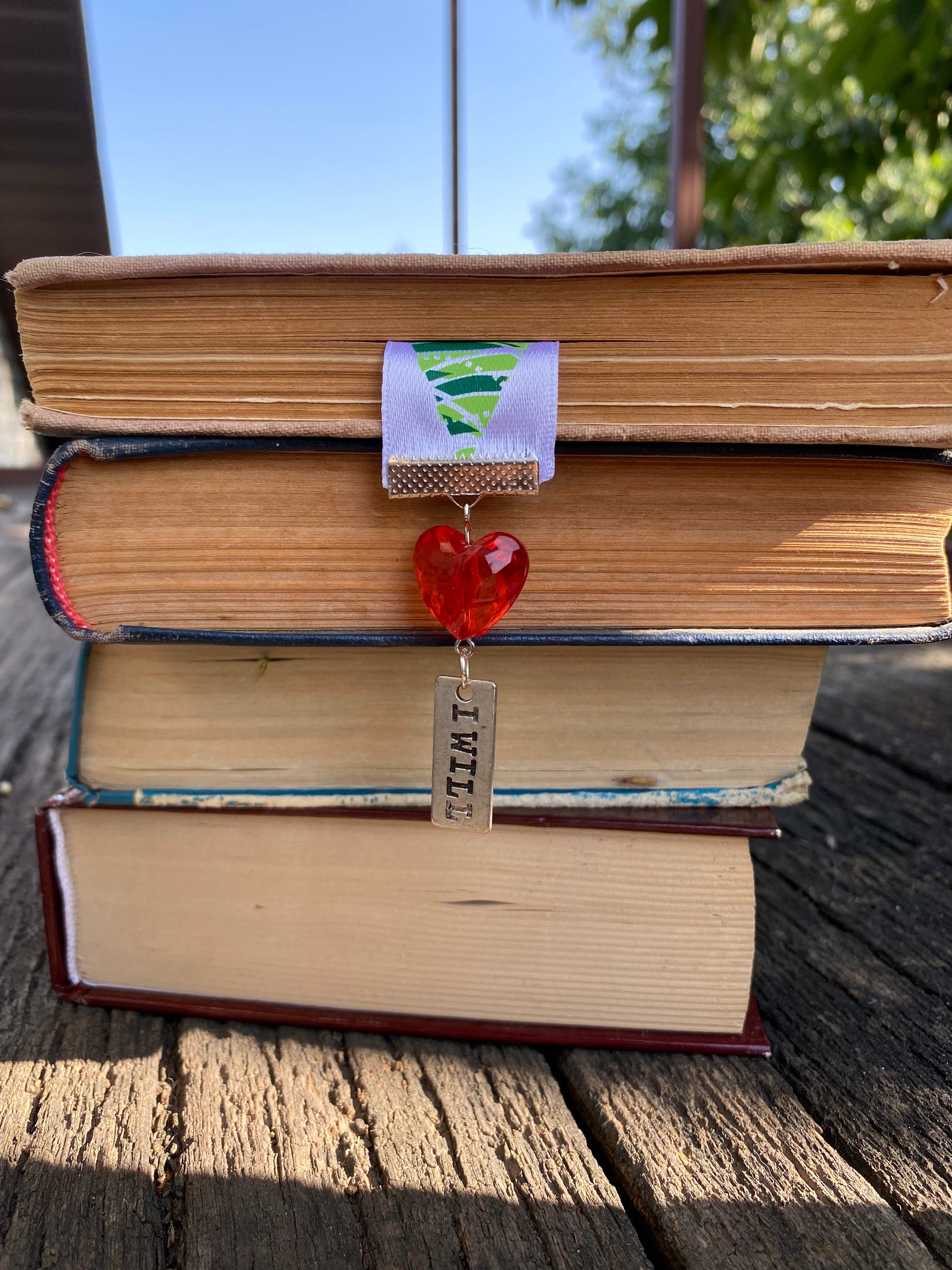 Ribbon for Book, Christmas Bookmark, Book Lover Gift, Christmas Gift ...