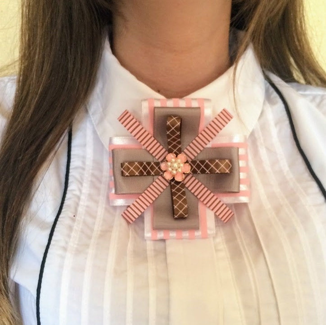 Gothic Jewelry, Brooch Maltese Cross, Cameo Broch Collar Bow, Gothic ...