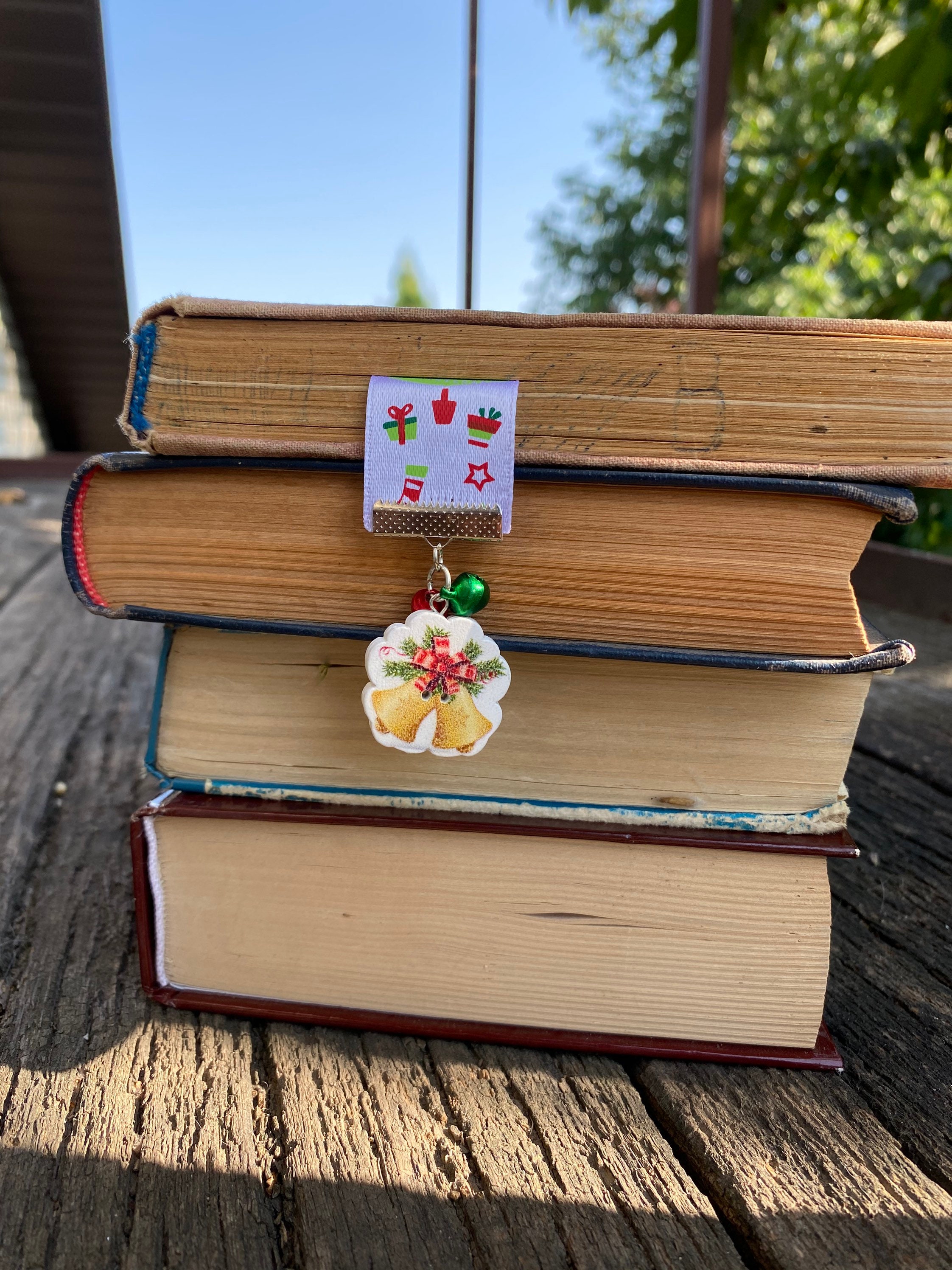 Ribbon for Book, Christmas Bookmark, Book Lover Gift, Christmas Gift ...