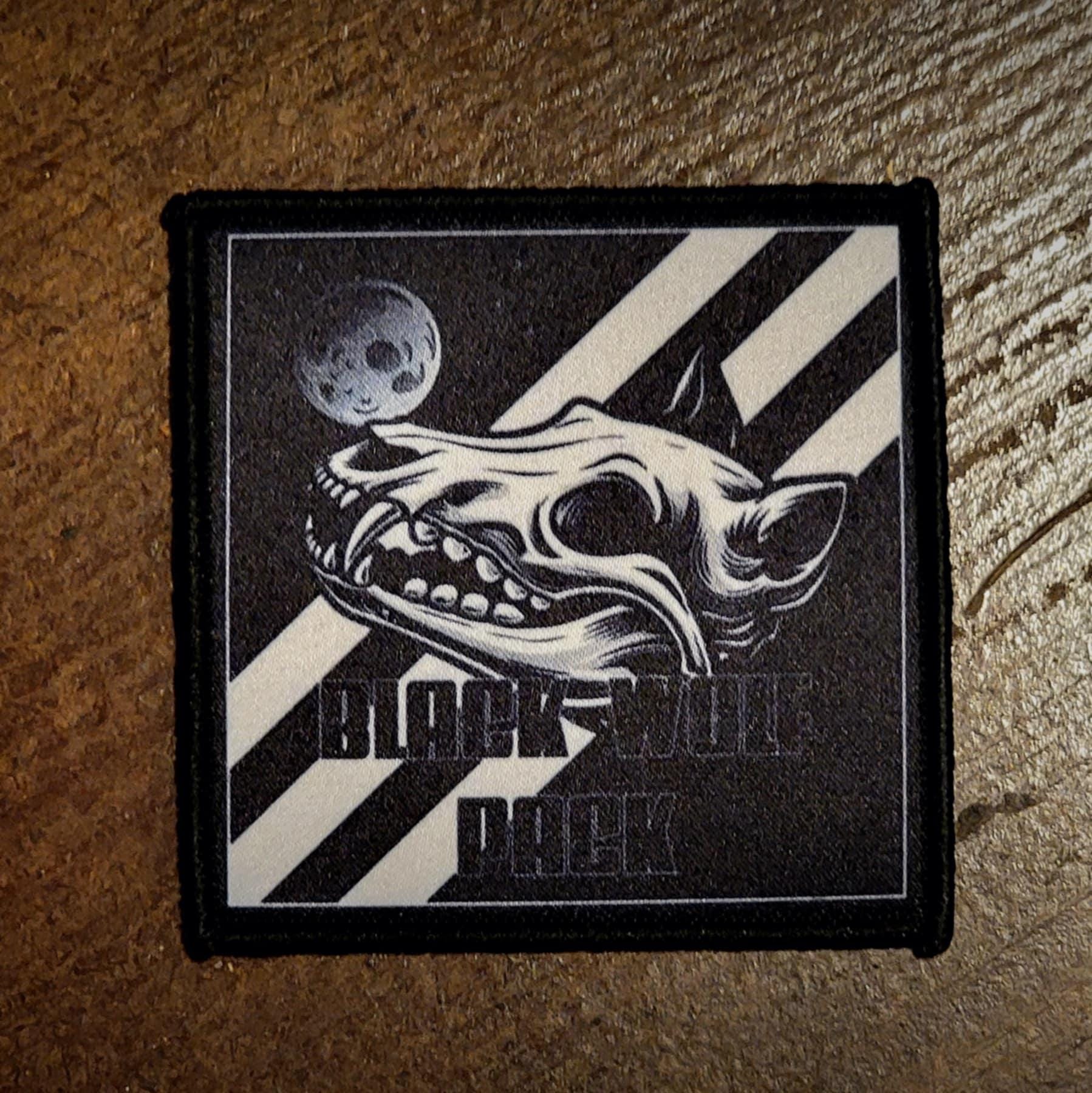 Black Wolf Pack Patch - Etsy